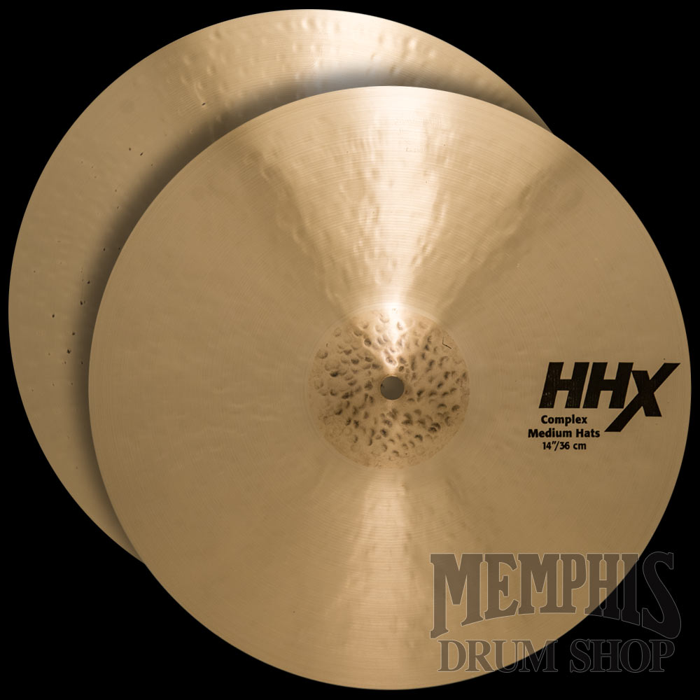 Sabian 14" HHX Complex Medium Hi-Hats (11402XCN) – Memphis Drum Shop